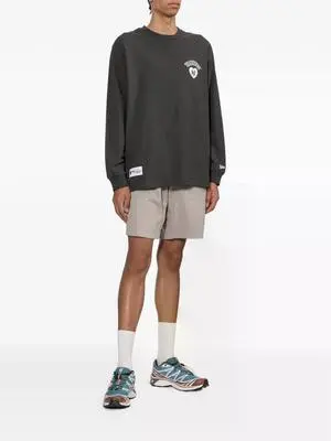 New Era Logo-print Long-sleeve T-shirt