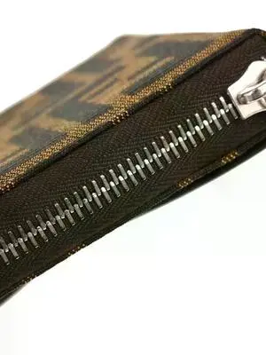 Fendi Zucca Zip-around Cross Body Bag