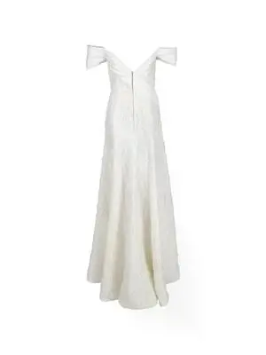 MARCO GABRIELLI ATELIER Off-shoulder Sequin-embellished Maxi Dress