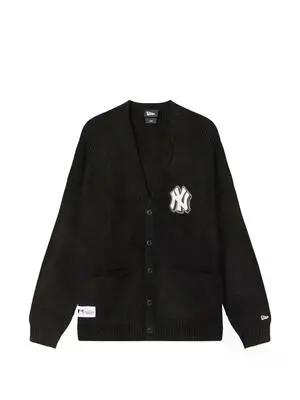 New Era Logo-patch Knit Cardigan