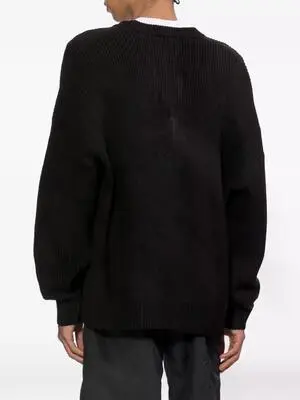 New Era Logo-patch Knit Cardigan