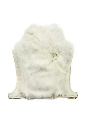 Patrizia Pepe Faux-fur High-neck Gilet