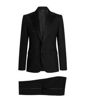 Dolce & Gabbana Dolce Gabbana Satin-lapel Single-breasted Suit