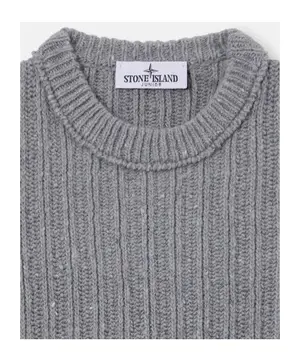 Stone Island Regular-fit Crewneck Jumper With Fine Ribbing