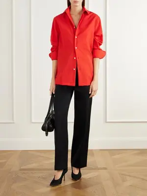 WILLY CHAVARRIA Wool-twill Shirt