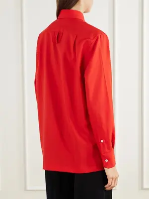 WILLY CHAVARRIA Wool-twill Shirt
