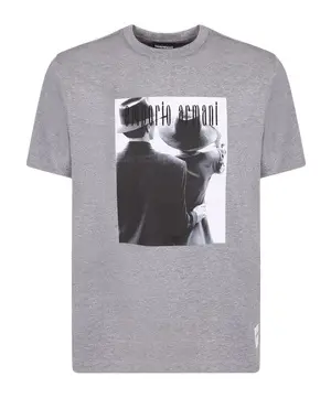 Emporio Armani Graphic Printed Crewneck T-shirt