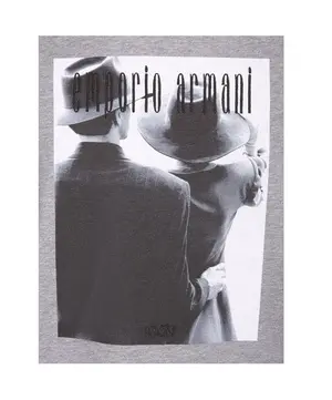 Emporio Armani Graphic Printed Crewneck T-shirt