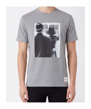 Emporio Armani Graphic Printed Crewneck T-shirt
