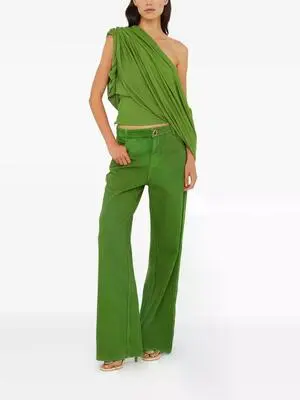 Christopher Esber Alba Draped One-shoulder Top
