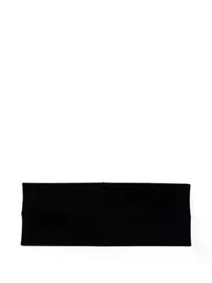 Balenciaga Logo-print Headband - Black