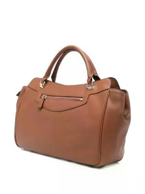 Guess Grained Leather Tote Bag