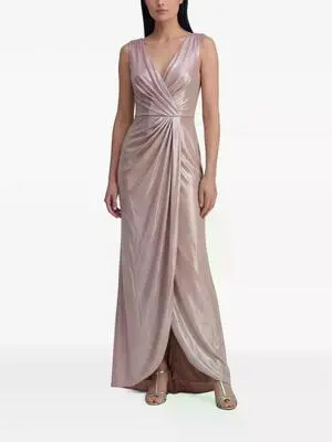 MARCO GABRIELLI ATELIER Draped V-neck Maxi Dress
