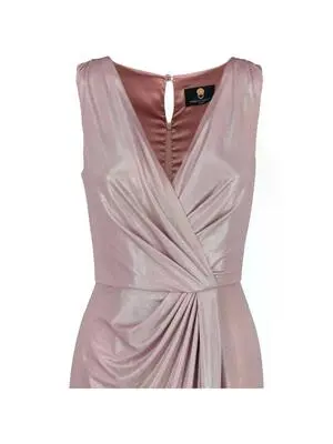 MARCO GABRIELLI ATELIER Draped V-neck Maxi Dress