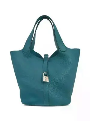Hermès 2019 Mm Picotin Lock 22 Tote Bag - Blue