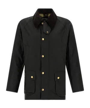 Barbour Ashby Cotton Jacket - Olive Green