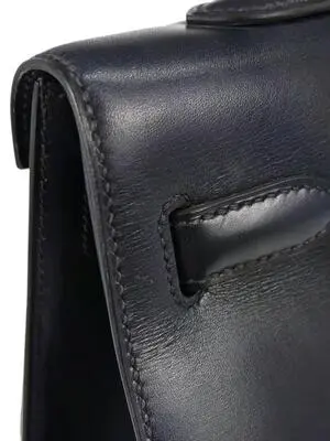 Hermès 2000 35 Kelly Sellier Shoulder Handbag - Blue