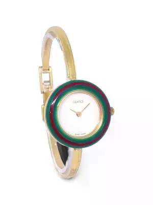 Gucci Change Bezel Chameleon 25mm Watch - White