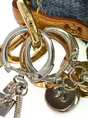 LOUIS VUITTON 2006 Mini Denim Pleaty Raye Shoulder Bag