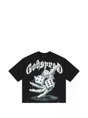GODSPEED No Risk No Reward Graphic-print T-shirt - Black