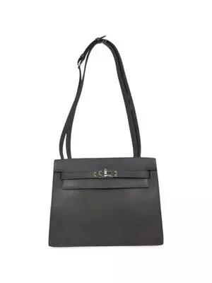 Hermès Kelly Danse Leather Shoulder Bag - Black