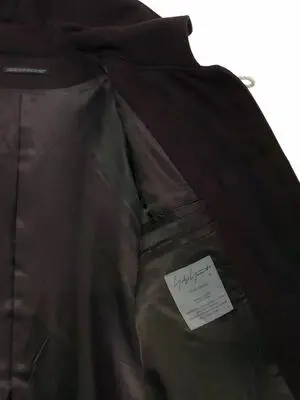 Yohji Yamamoto Toggle-fastening Hooded Coat