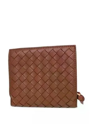 Bottega Veneta Intrecciato Bifold Wallet - Brown