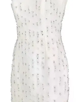MARCO GABRIELLI ATELIER Beaded Spaghetti-strap Mini Dress