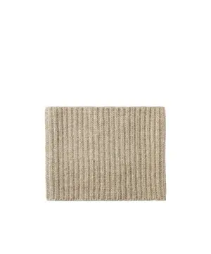 LEMAIRE Neck Warmer Alpaca And Yak Wool Blend - Beige / Oat