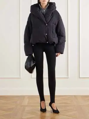 Sportmax Vodka Hooded Cropped Shell Down Jacket
