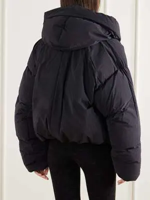 Sportmax Vodka Hooded Cropped Shell Down Jacket