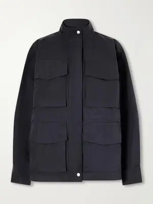 Studio Nicholson Vista Shell Drawstring Jacket - Black
