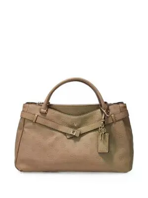Guess Ella Logo-debossed Satchel Bag