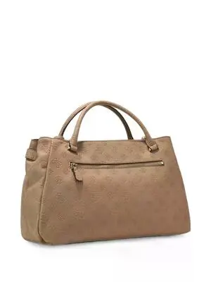 Guess Ella Logo-debossed Satchel Bag