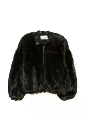 THE FRANKIE SHOP Fur Bomber Jacket