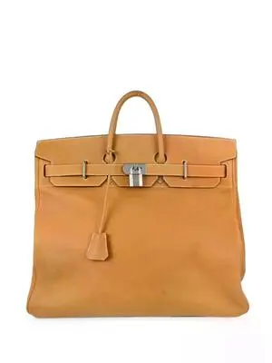 Hermès 2007 Haut À Courroies 50 Tote Bag - Neutrals