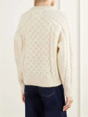 SKALL STUDIO Lennox Cable-knit Wool Sweater