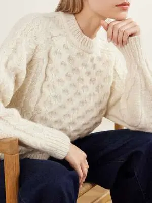 SKALL STUDIO Lennox Cable-knit Wool Sweater