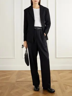 SKALL STUDIO Barbara Wool-twill Blazer