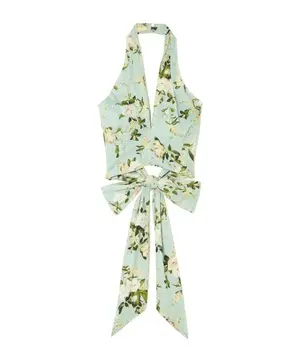 Erdem Short Halter Top