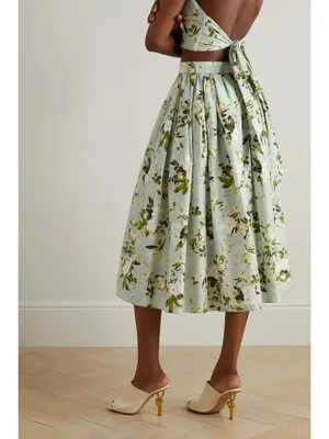 Erdem Short Halter Top