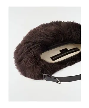 LEMAIRE Quiver Clip Bag In Mongolian Lambskin
