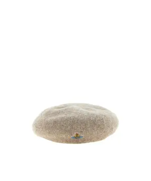 VIVIENNE WESTWOOD Basque Beanie - Light Brown