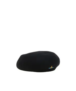 VIVIENNE WESTWOOD Basque Beanie - Black
