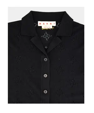 Marni Short-sleeved Knit Cardigan
