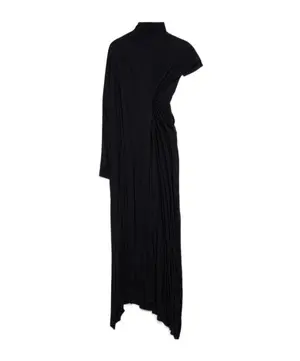 Balenciaga Draped Cape Dress