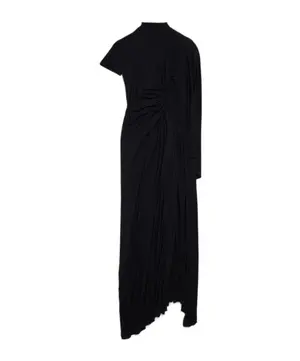 Balenciaga Draped Cape Dress