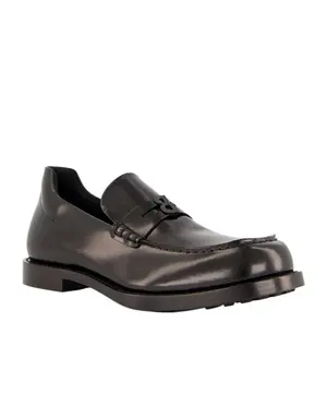 Balenciaga Comfy Square-toe Loafers - Black