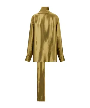 FERRAGAMO Liquid Lamé Blouse
