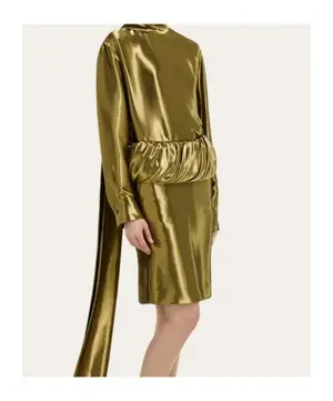FERRAGAMO Liquid Lamé Blouse
